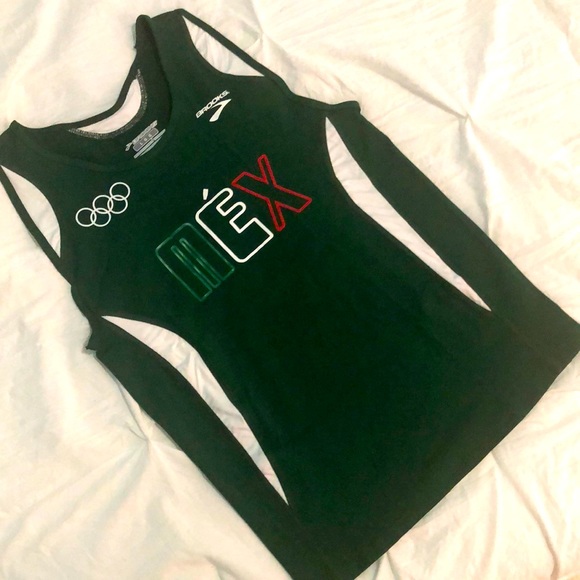 Brooks | Shirts | Brooks Compression Running Singletflag Green Olympic ...